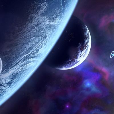 Planets Scifi Art Abstract Space HD Wallpaper - KDE Store