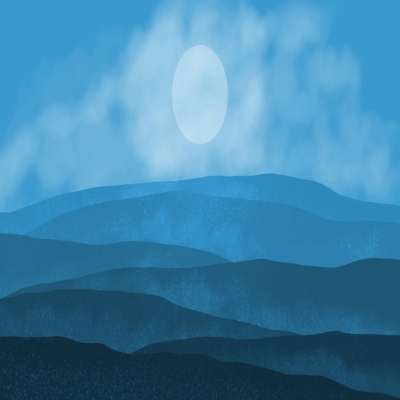 Midnight Ocean Digital HD Wallpaper - KDE Store