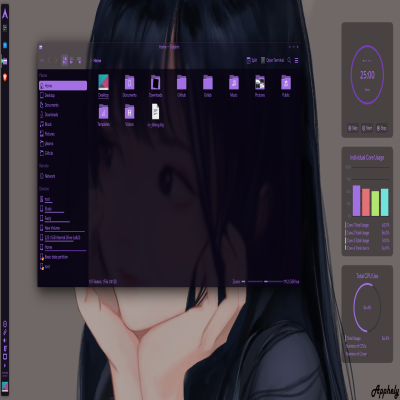 Lavender Lightly - KDE Store