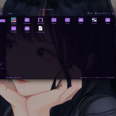 Lavender Lightly - KDE Store