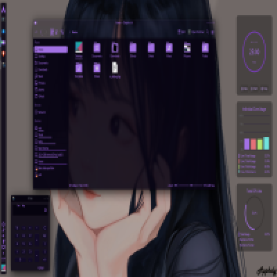 Lavender Lightly - KDE Store