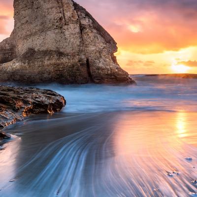 Sunset Evening Bay Reflection Water HD Wallpaper - KDE Store