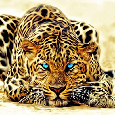 leopard Plasma Digital Art HD Wallpaper - addons.videolan.org