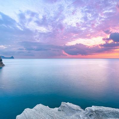 sunset nature evening sunrays trees HD WALLPAPER - KDE Store