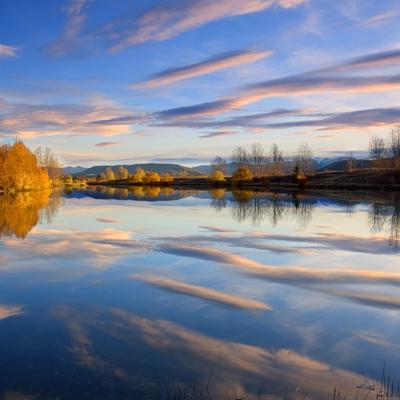 Nature Sunset Evening Reflection Cloudy SKY HD WALLPAPER - KDE Store