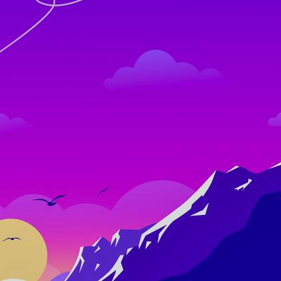 Atmosphere Purple Azure Violet Art Full HD - KDE Store