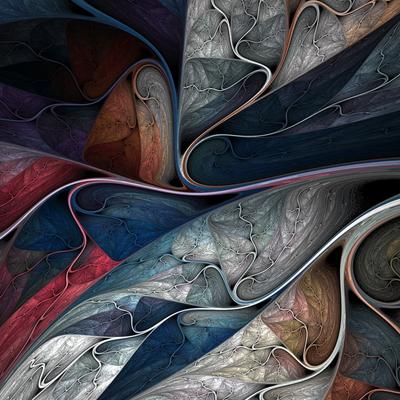 Fractal Fractal Art Abstract Art Brown Art Paint Full HD - KDE Store