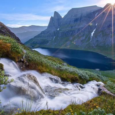 sunrays nature mountain - KDE Store