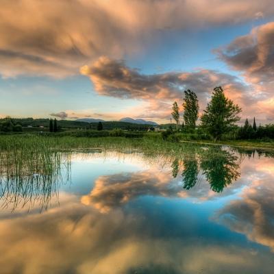 lake reflection Nature - KDE Store