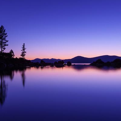 Wonderful sunset dawn reflection water - KDE Store