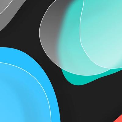 Design Azure Art Aqua Material Property Full HD - KDE Store