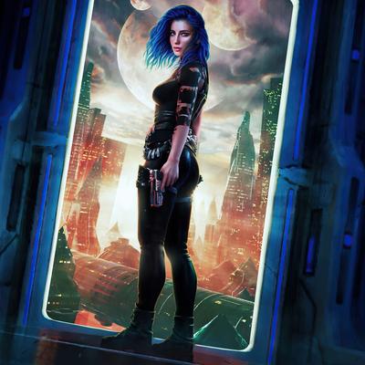 Sci fi Woman Warrior Science Fiction Fantasy Art Fiction - KDE Store