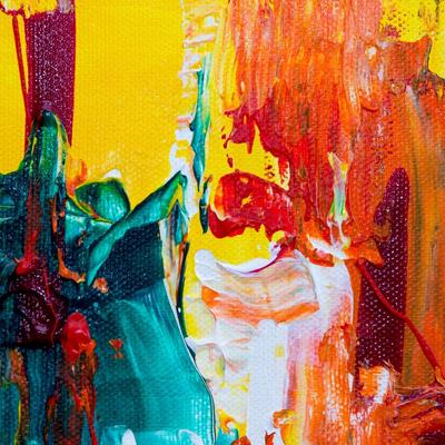 Action Painting Painting Art Abstract Art Modern Art Ful - KDE Store