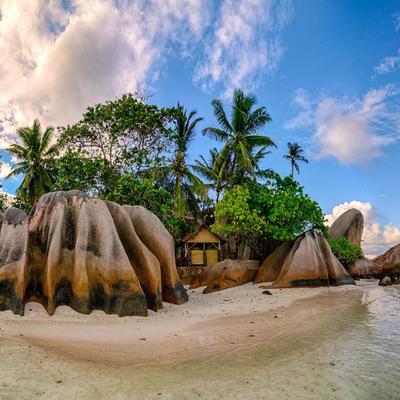 Anse Source Dargent Beach In The Seychelles The Granite roc - KDE Store
