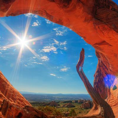 sunrays nature cliff - KDE Store