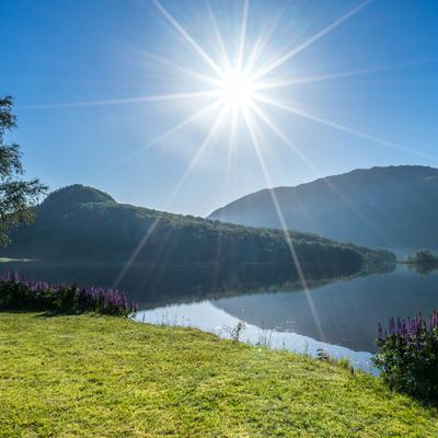 sunrays reelection lake nature - KDE Store