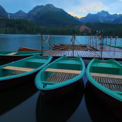 Nature Lake boat reflection - KDE Store