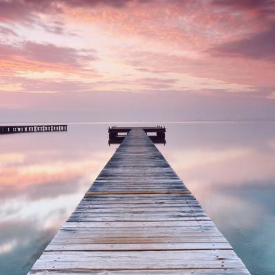 sea beach the sky water clouds sunset orange - KDE Store