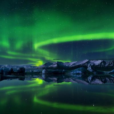 aurora nature night Iceland wallpaper - KDE Store