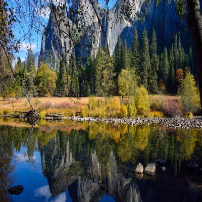 autumn forest the sky mountains nature lake Park - KDE Store