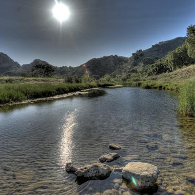 rays nature river stones USA California Malibu - KDE Store