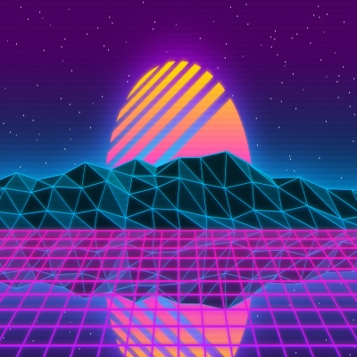 Minimal Abstract Vaporwave wallpaper - KDE Store