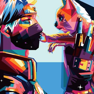 Minimal Naruto With Cat - KDE Store