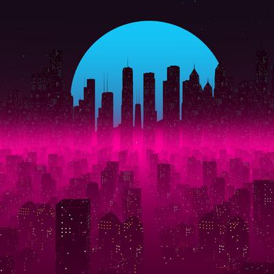 Vapor Synthwave Retro City 4k - KDE Store