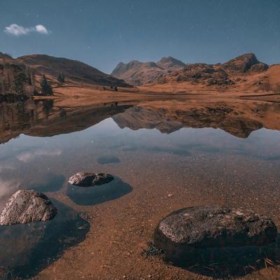 Lake Rocks Reflection Stones 5k - KDE Store