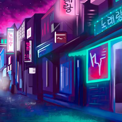 Night City Neon Lights And Me - KDE Store