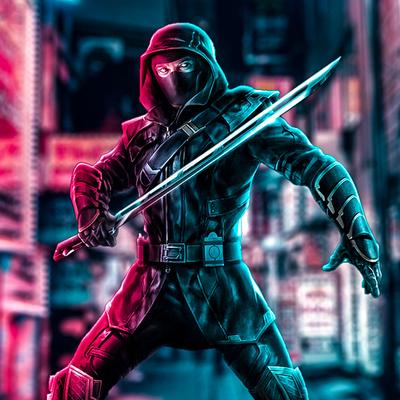 Ronin Neon Art - KDE Store
