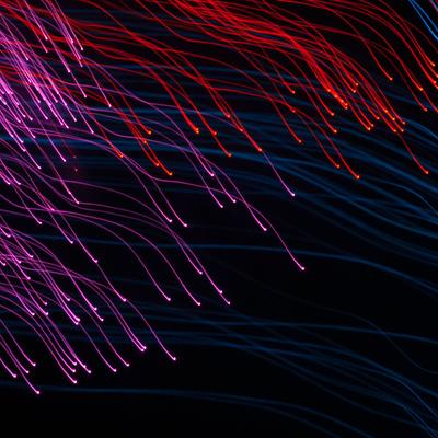 Abstract Lines Glowing Waves - KDE Store