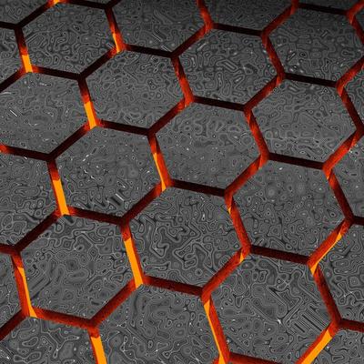 Lava Abstract Hexagon 3d - KDE Store