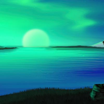 Northern Lights Fox Howling 4k - KDE Store