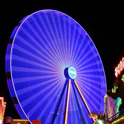 Blue Ferris Wheel 4k - KDE Store