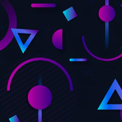 Circle Triangle Shapes Abstract 5k - KDE Store