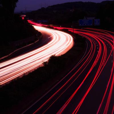 Highway Light Trails Photography 5k - KDE Store