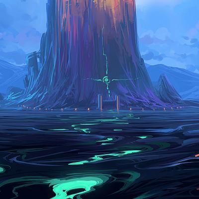 Dusk Scifi Digital Art - KDE Store