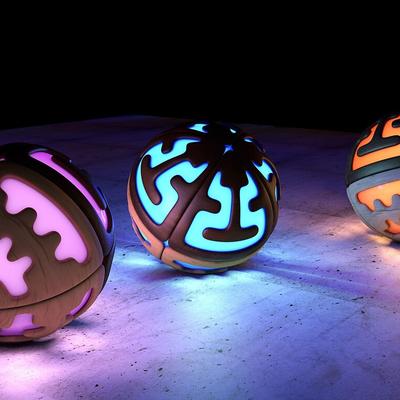 Abstract Sphere Digital Art 3d - KDE Store