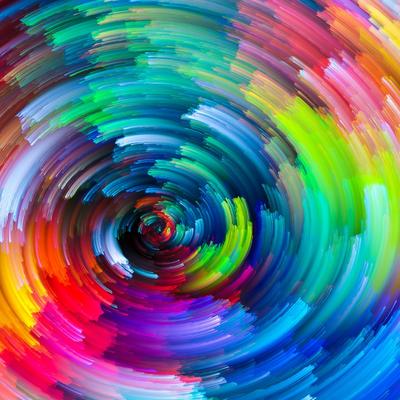 Colorful Circle Texture Abstract - KDE Store
