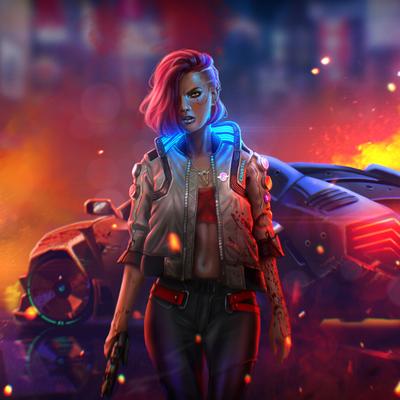 Cyberpunk 2077 4k New Illustration - KDE Store