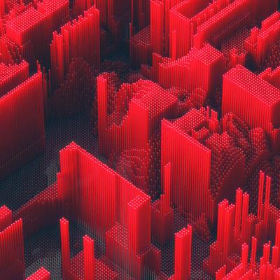 Red Abstract Geometry - KDE Store