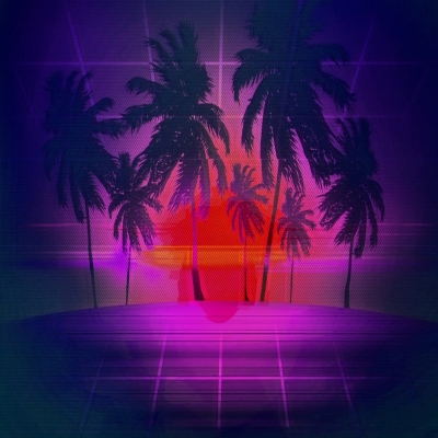 Vaporwave Digital Art 4k - KDE Store