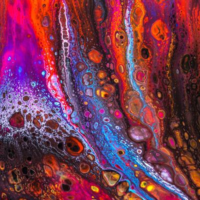 Psychedelic Art Colorfulness Purple Art Magenta Full HD - KDE Store