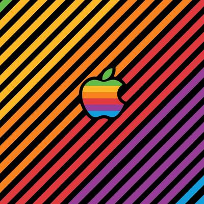 Apples Apple Colorfulness Orange Line Full HD - KDE Store