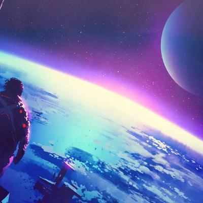 digital art landscape planet science fiction space Tithi - KDE Store