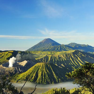 Volcano mountains Mount Bromo sky nature wallpaper - KDE Store
