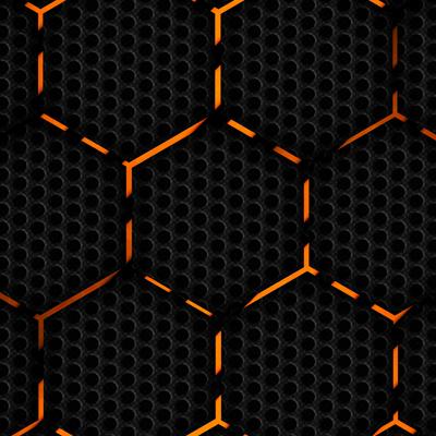 Polygons orange edges abstract texture wallpaper background - KDE Store