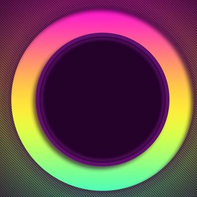 Glowing ring circle abstract wallpaper background - KDE Store