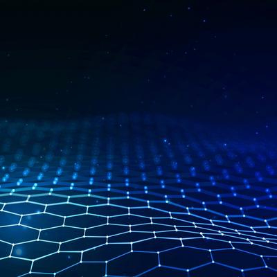 Hexagonal texture blue surface abstract wallpaper background - KDE Store